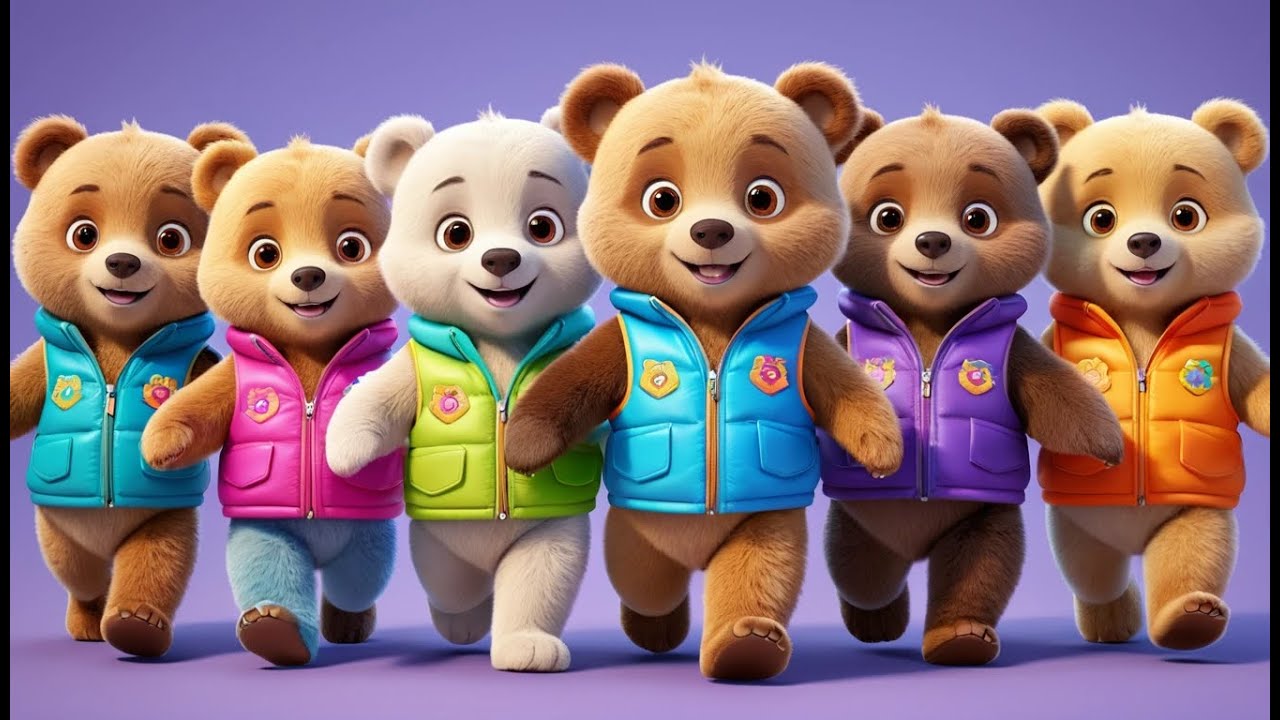 Clap Your Hands with Dancing Bears | Fun Bear Nursery Rhyme for Kids ...