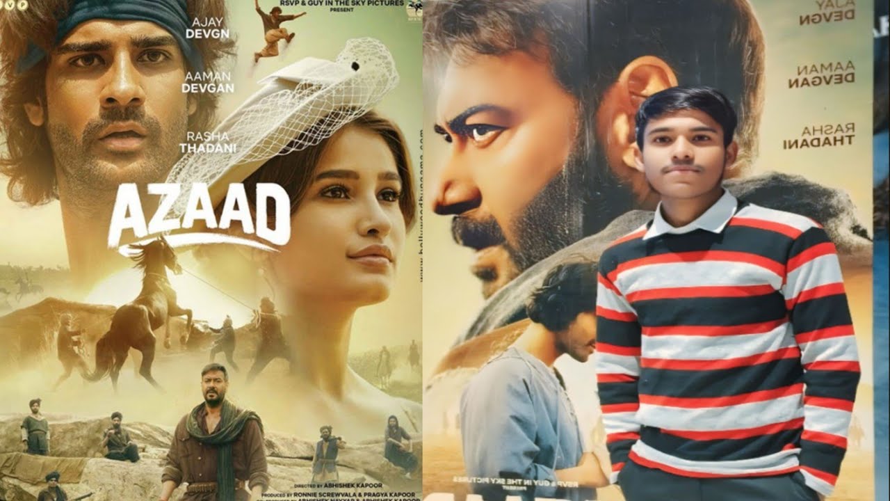 Azad Movie Review ।। First time theatre gye ।।maja bhi nhi aya ☹️ ...