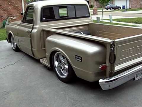 1972 chevy c10 bagged - YouTube