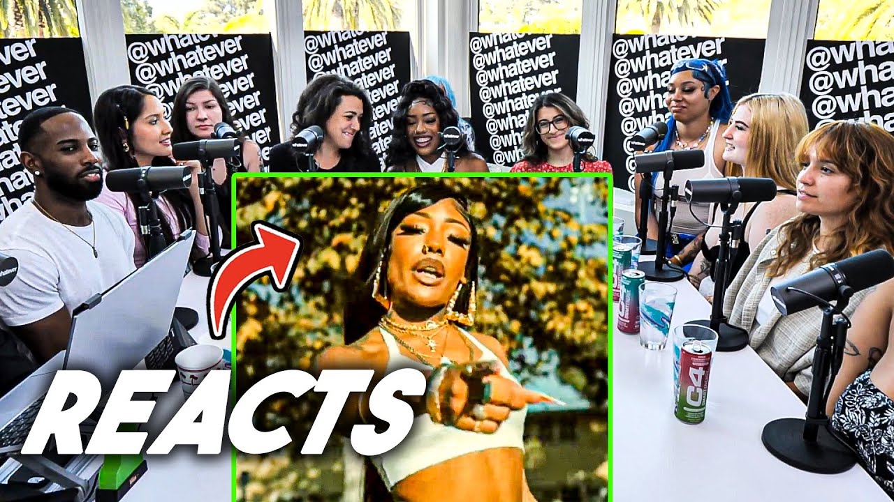 Panel REACTS To Her Rapping Music Video - YouTube