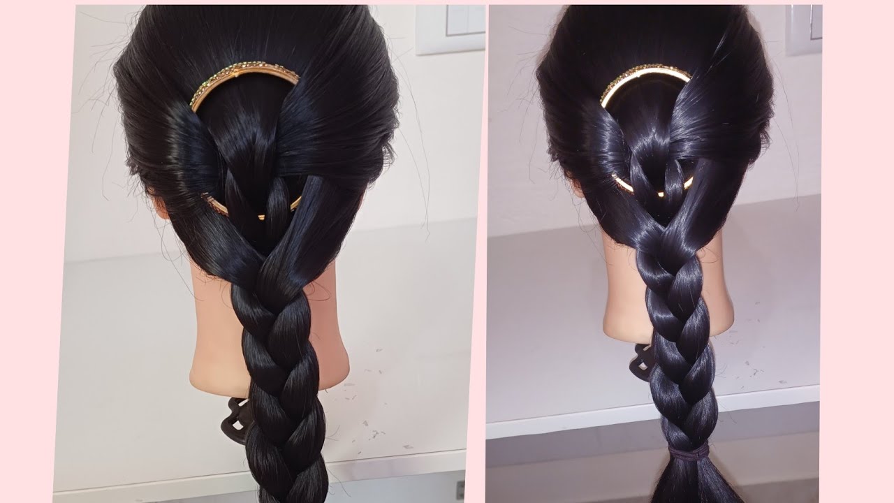 simple hairstyle#@beauty tips# - YouTube