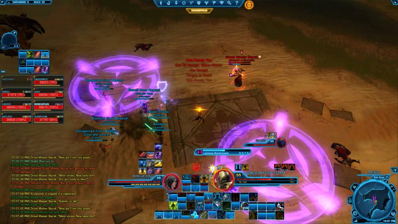 Star Wars The Old Republic Firewind guild Dread Master Styrak 8m nim ...