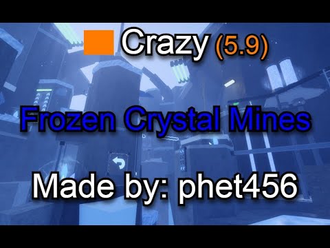 Flood Escape 2 Community Maps - Frozen Crystal Mines [Borderline Crazy] - YouTube