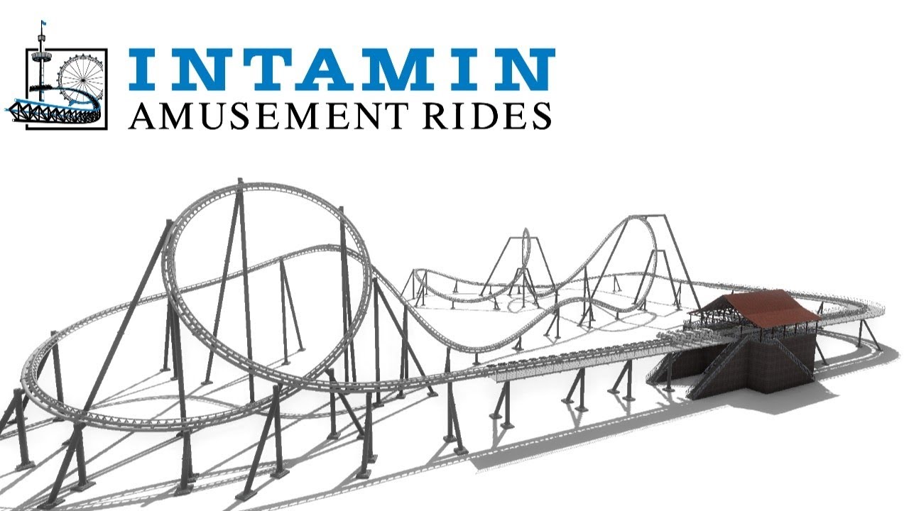 Modern Intamin Wing Roller Coaster Concept | No Limits 2 Roller Coaster ...