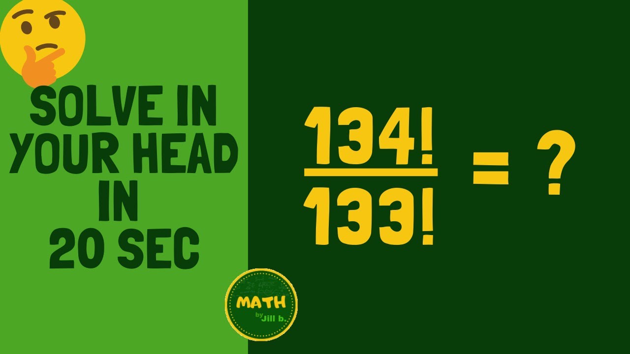 How to Solve this Math Problem in your Head? Challenge! - YouTube