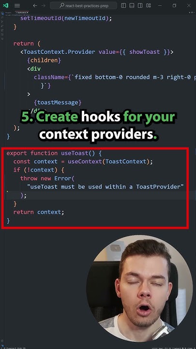 7 React Best Practices You Must Know 💡 Reactjs Reactdevelopment Reactjstutorial