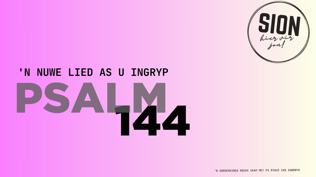 Psalms #144 - Psalm 144 - YouTube