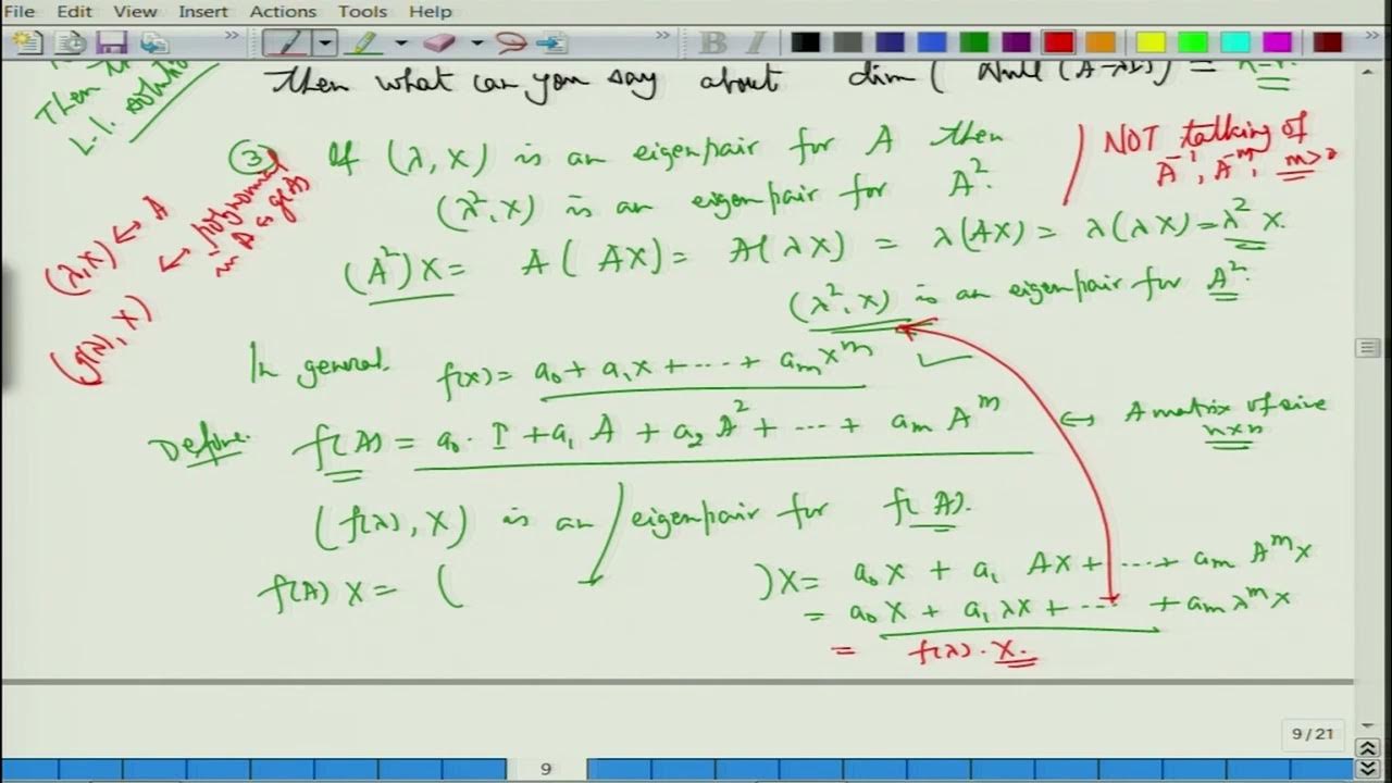 Examples and Introduction to Eigenvalues and Eigenvectors - YouTube