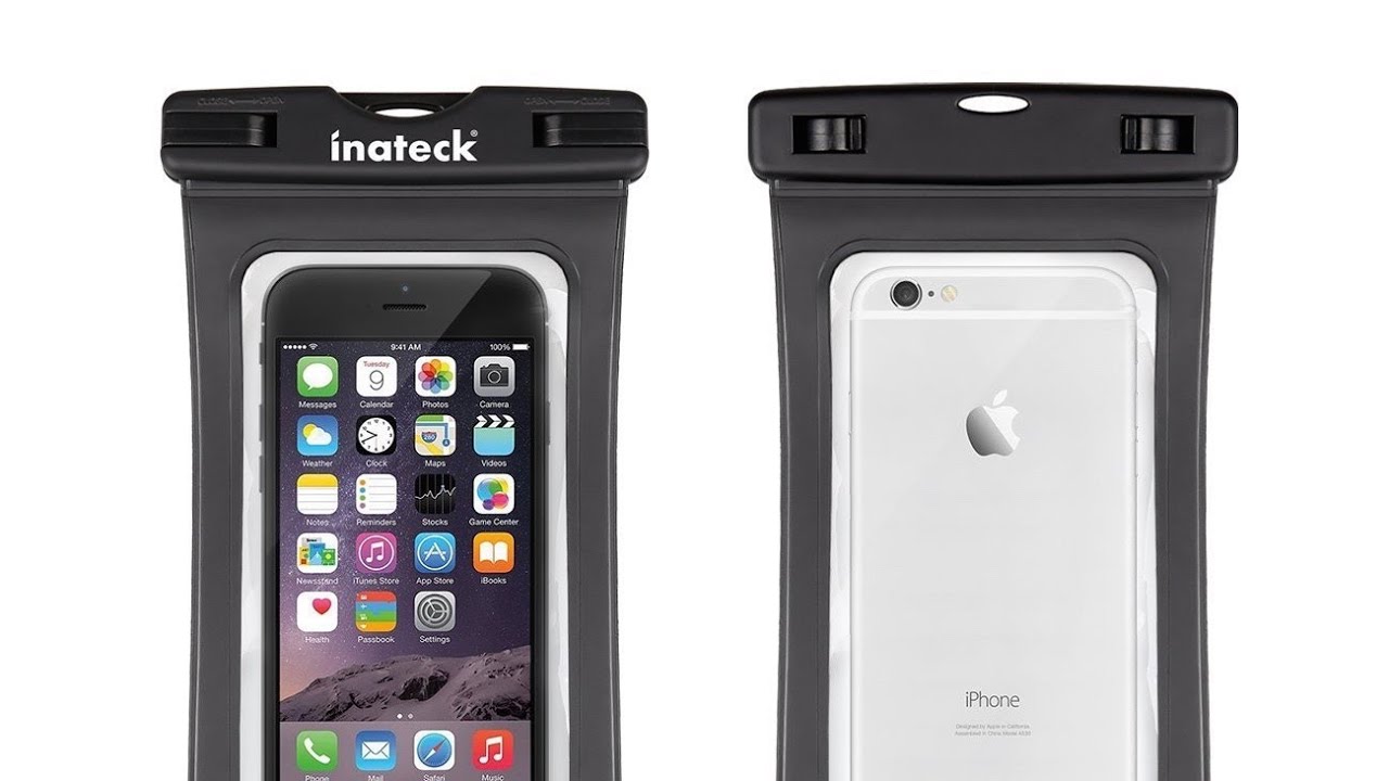 Inateck IPX8 waterproof Phone case - YouTube