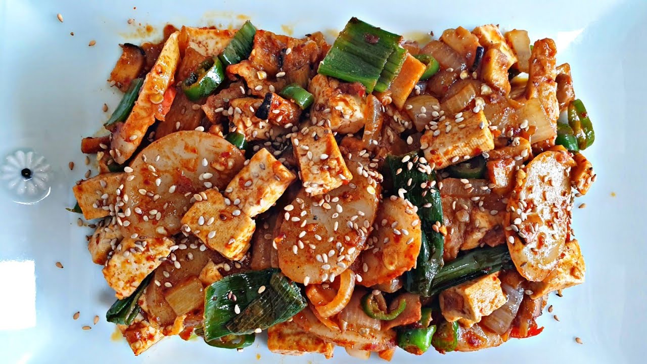 마파두부가 울고 갔다는 떡파두부 Mapa tofu Tteokbokki - YouTube
