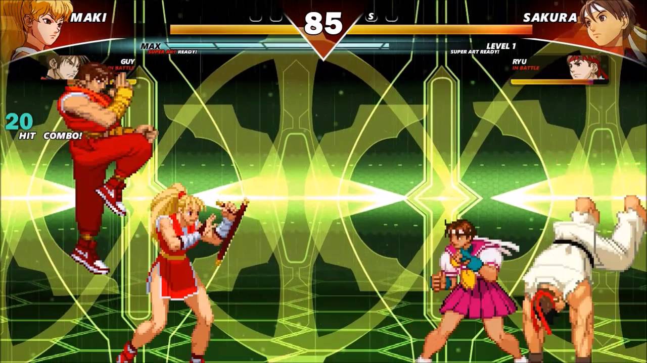 Super V Dash: Rainbow Edition Lifebars for MUGEN 1.1 by Devon - YouTube