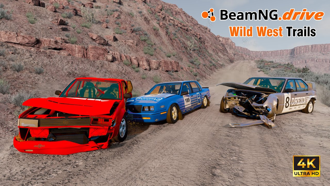 BeamNG.drive | Wild West Trails | Cinematic | 4K - YouTube