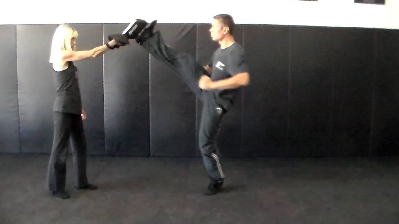 Krav Maga - Spinning Outside Slap Kick (The Importance of Base Foot ...