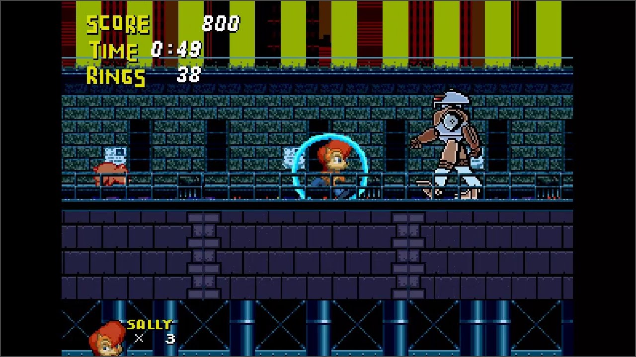 Sonic SatAm 16 Sally in CyberCity - YouTube
