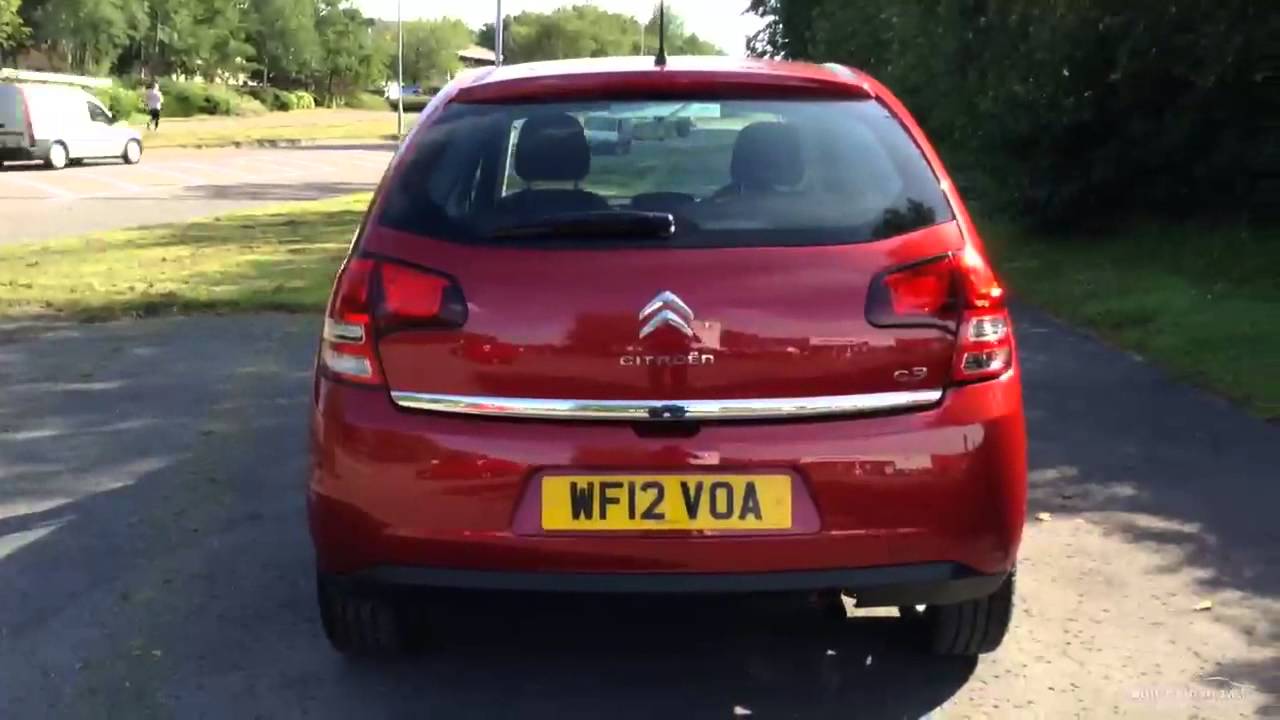 CITROEN C3 EXCLUSIVE RED 2012 - YouTube