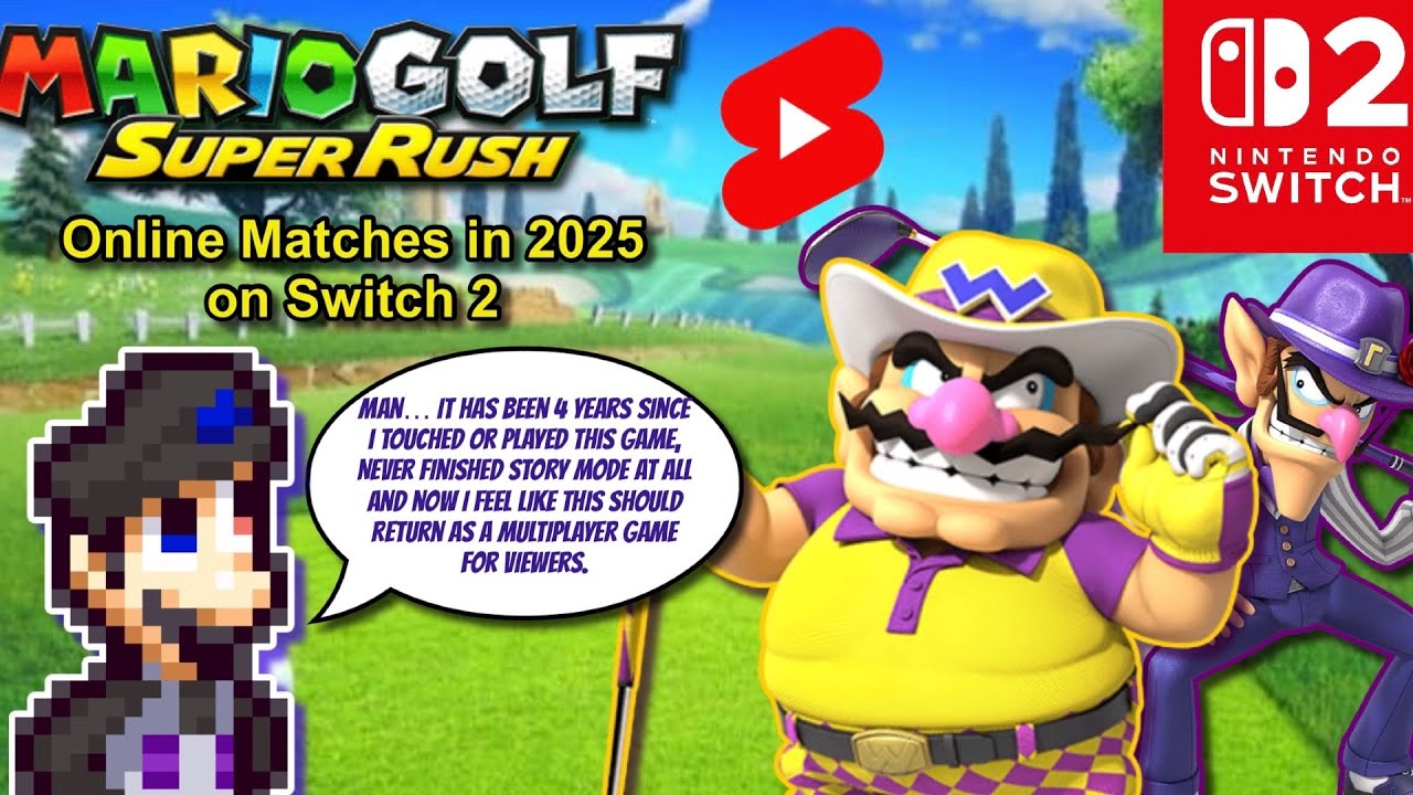 Mario Golf Super Rush - Online Match Part 6 - Wario Bros Stars of ...