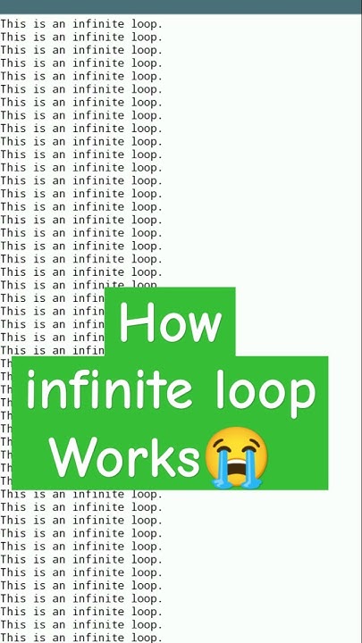 Infinite loop video#shortfeed#programing#programingmems#mems#coding#c ...