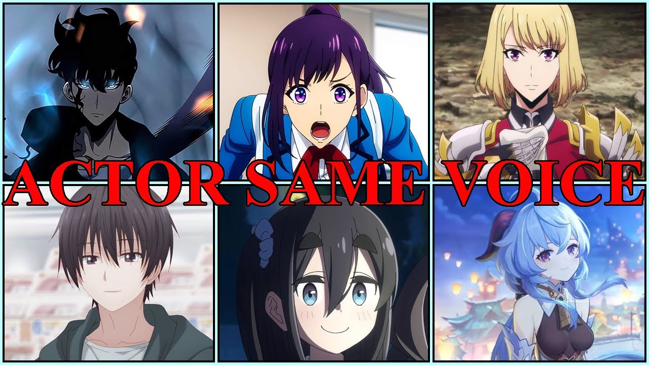 Solo Leveling all Voice Actor Character Anime dub japan - YouTube