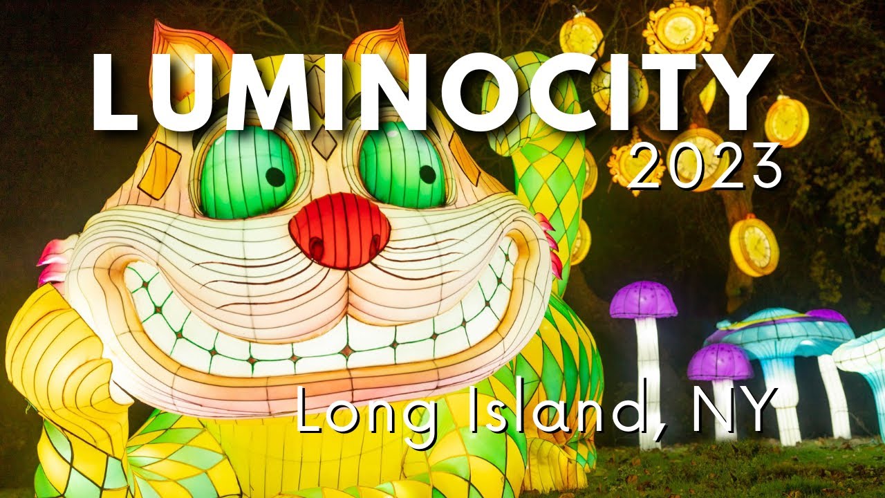 Luminocity 2023 Walkthrough at Eisenhower Park, Long Island | Festive Winter Show in New York ...