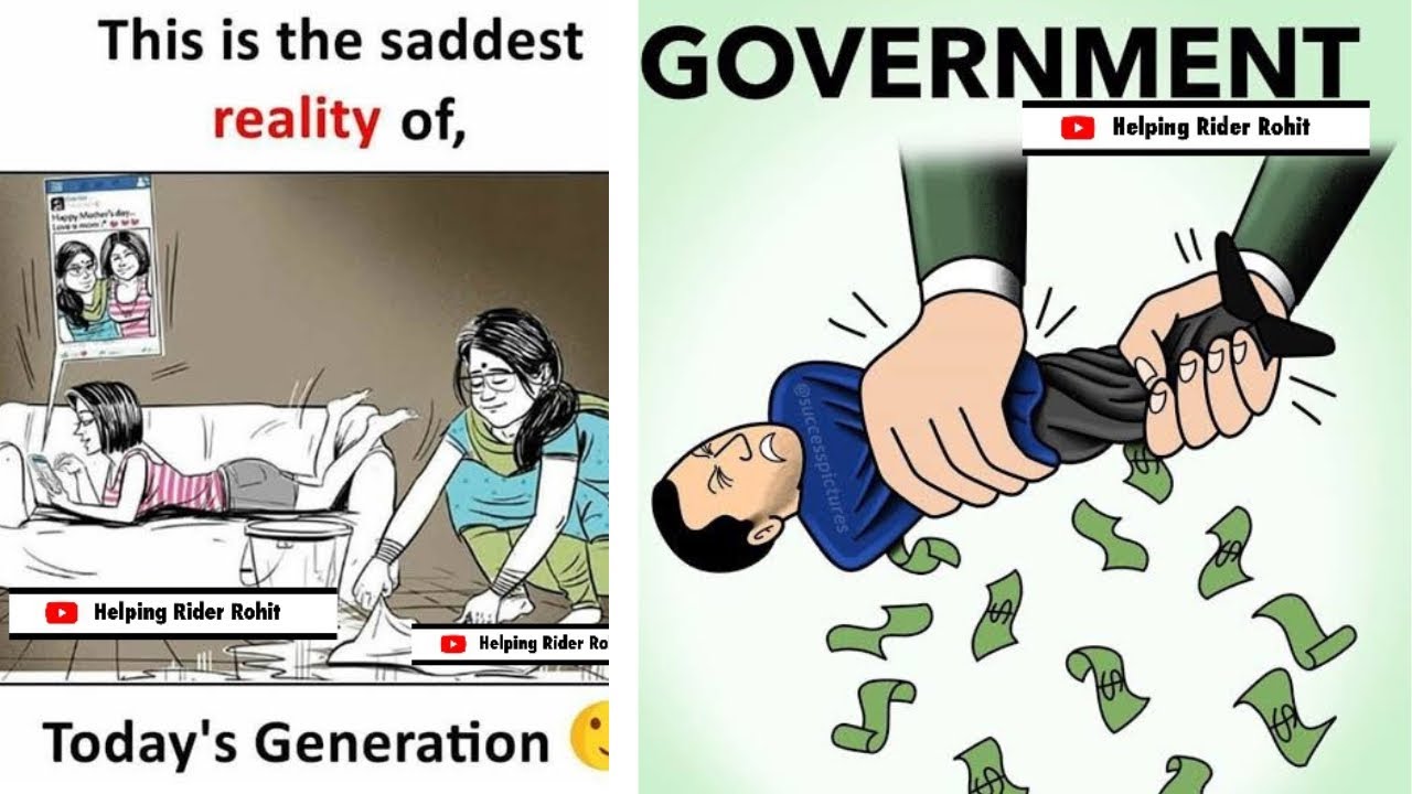 Picture With Deep Meanings, Sad Reality Of This World. #viral - YouTube