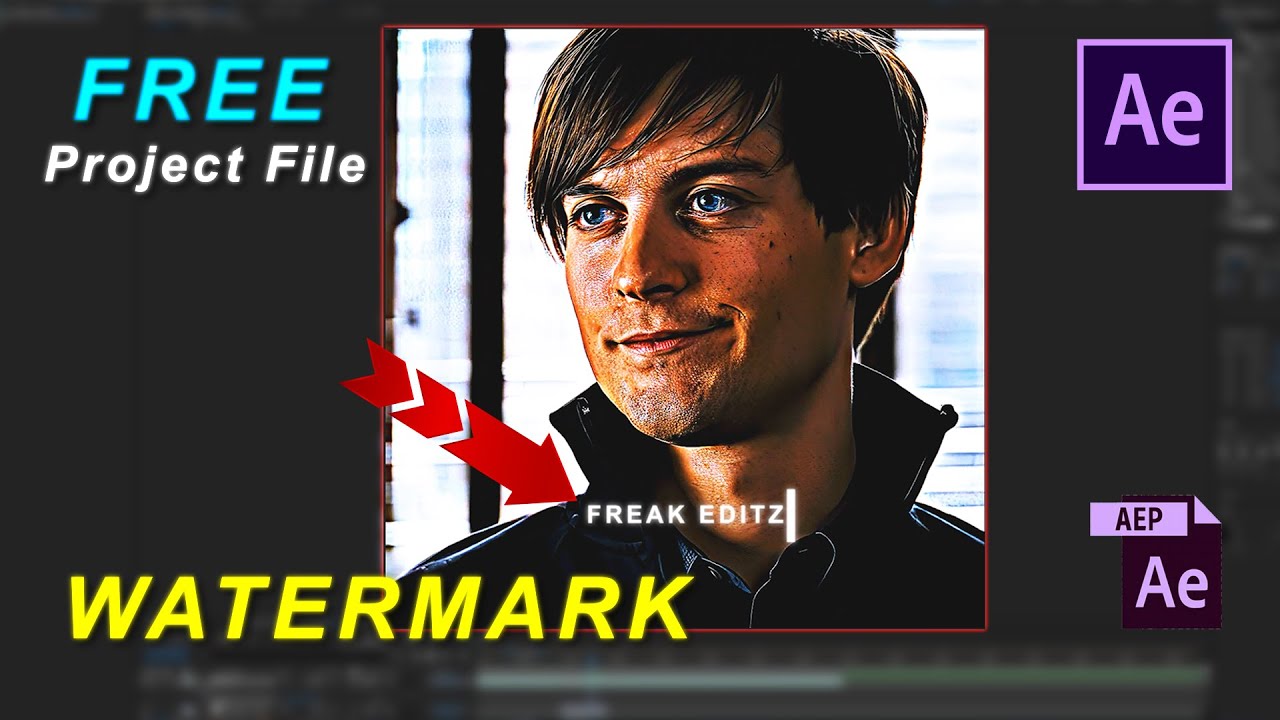 WATERMARK WITH FREE PROJECT FILE ┃AFTER EFFECTS┃TUTORIAL - YouTube