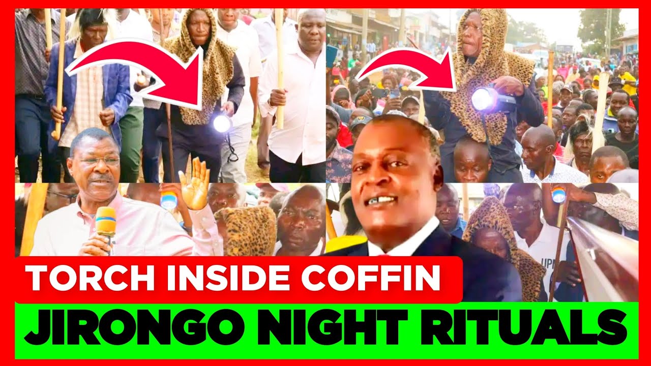 KWISHA! Luhya Elders Perform Night Rituals in Jirongo's Coffin Ahead of ...
