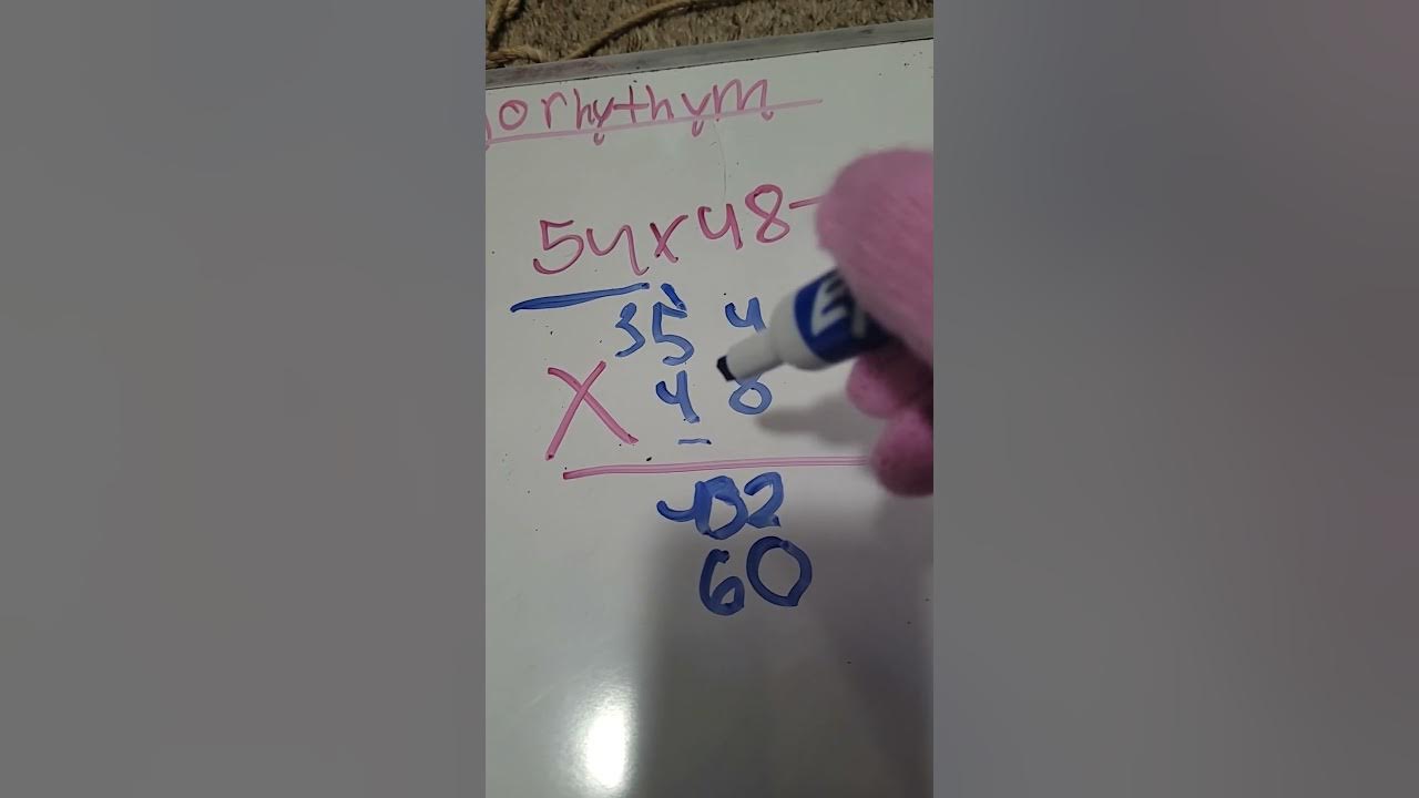 algorithm and area model (I spelled algorithm wrong. sorry) - YouTube