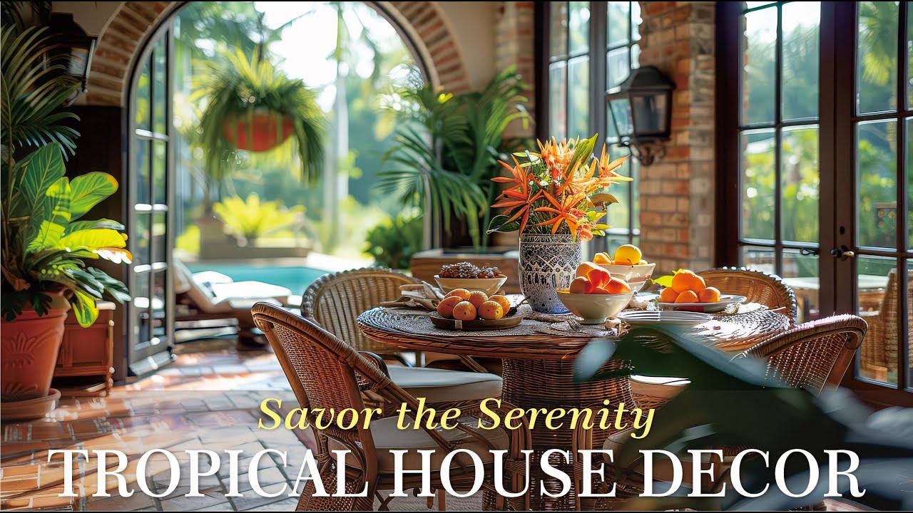 Daily Paradise: Traditional Tropical House Decor Inspiration - YouTube