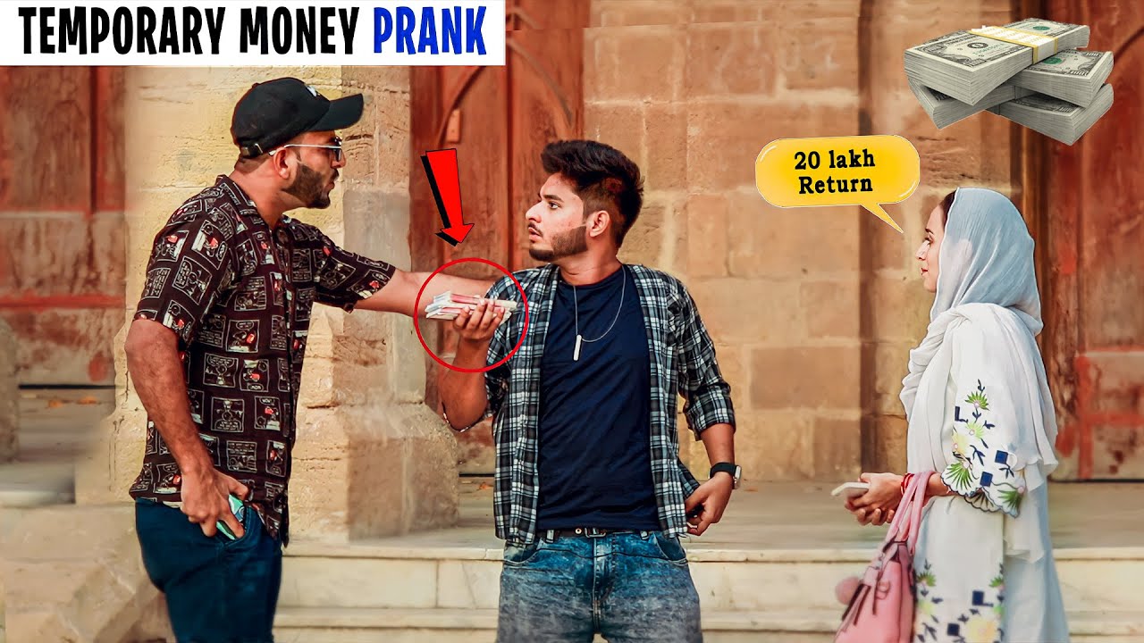 Temporary Money Prank | Prank in Pakistan | Zaid Chulbula - YouTube