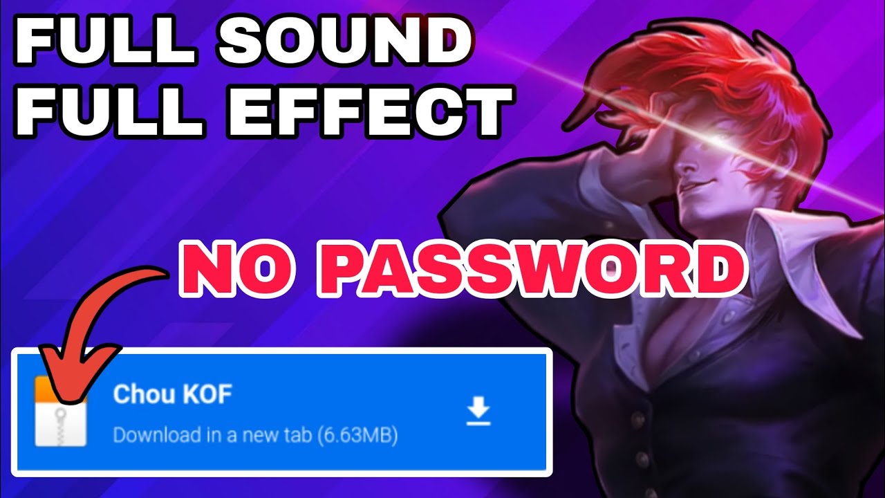 Chou kof skin script full sound&effects download (Mediafire Link) - YouTube