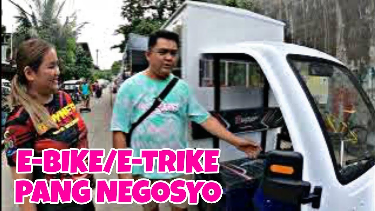 E-BIKE/E-TRIKE PANG NEGOSYO DITO LANG YAN SA WAYNE"S HUB E-BIKE SHOP - YouTube