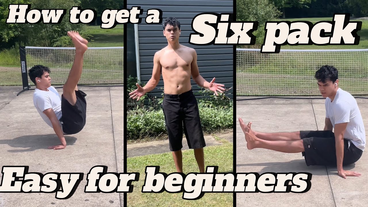 How to get a 6 pack easy for beginners - YouTube