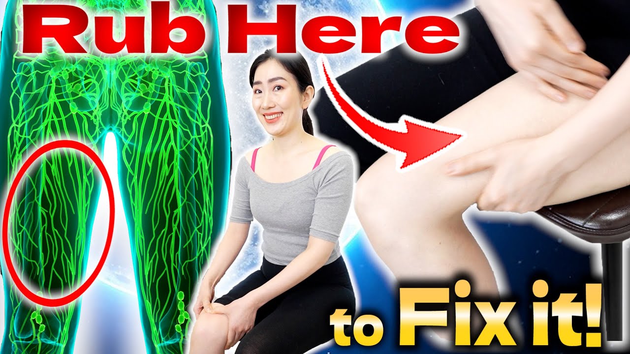 Slim Your Thighs by 3 Inches in 1 Week with Self Lymphatic Drainage ...