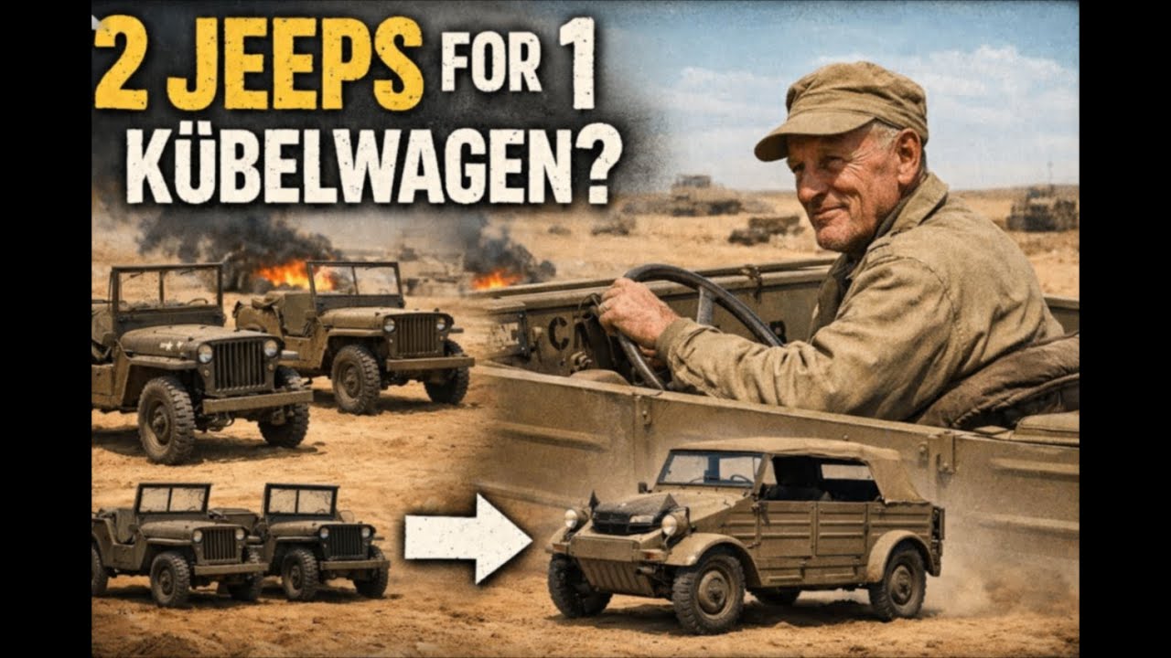 Why U.S. Soldiers Traded Two Jeeps for One German Kübelwagen | WWII ...