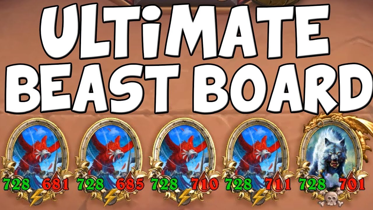 1st place Reno Beast. LIVE Hearthstone Battlegrounds. Road to 10k ...