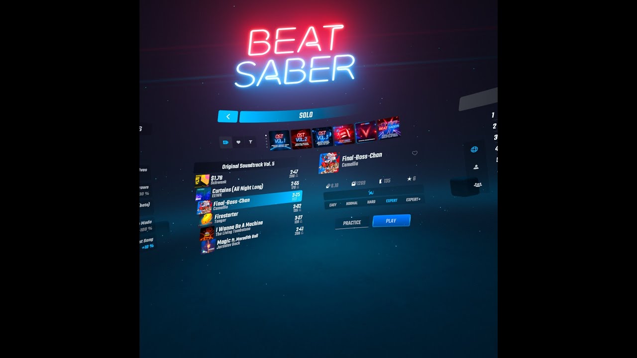 i Beat final boss Chan in beat Saber. on expert - YouTube