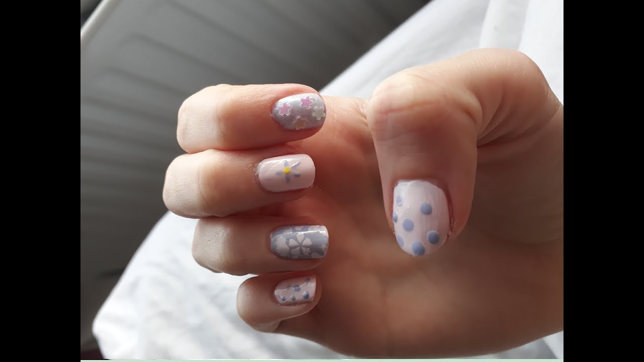 Easter/spring nail art designs - YouTube