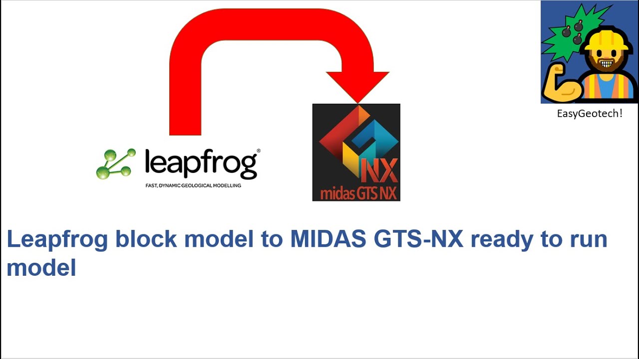Importing Leapfrog block model to GTS-NX - YouTube