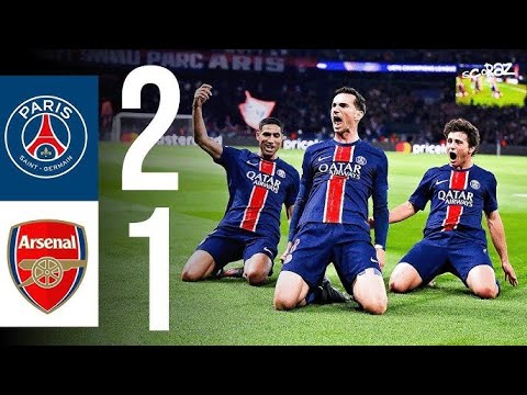 PSG 2-1 ARSENAL | Goals & Highlights - CHAMPIONS LEAGUE SEMI-FINAL 2ND LEG, 2025