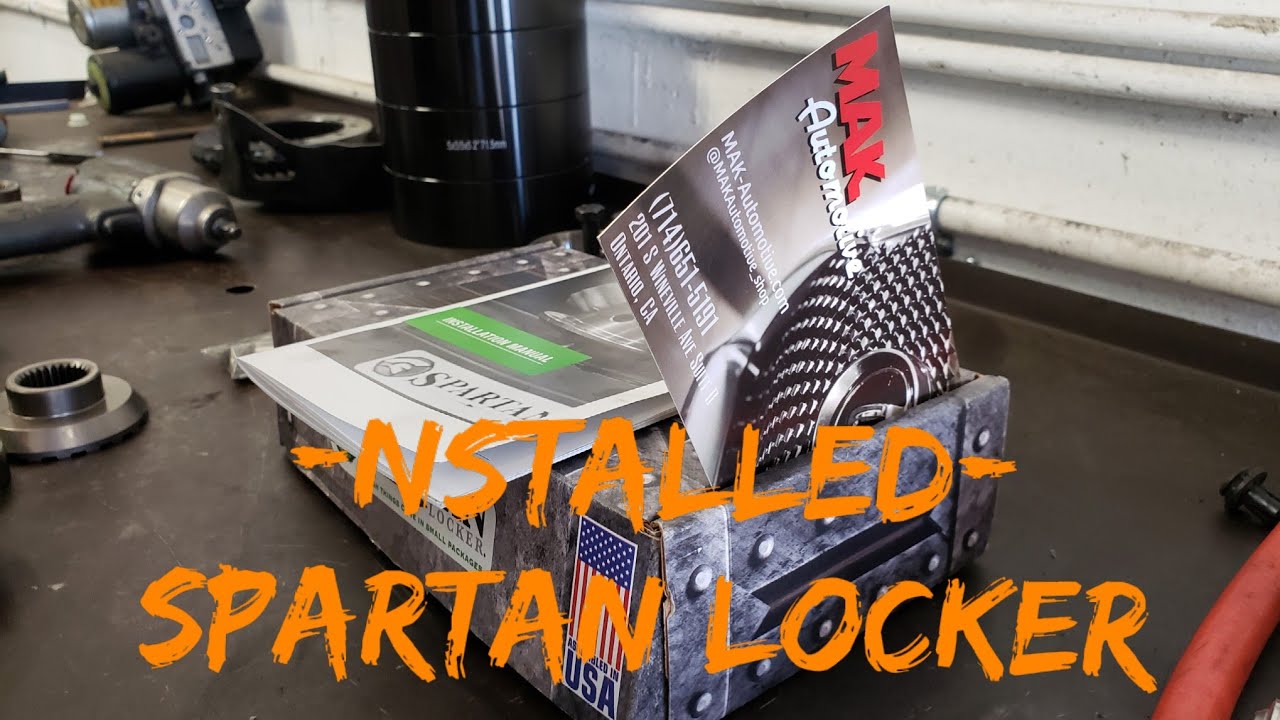 Spartan Locker Install - NSTALLED 2018+ Jeep JL Wrangler Sport - YouTube