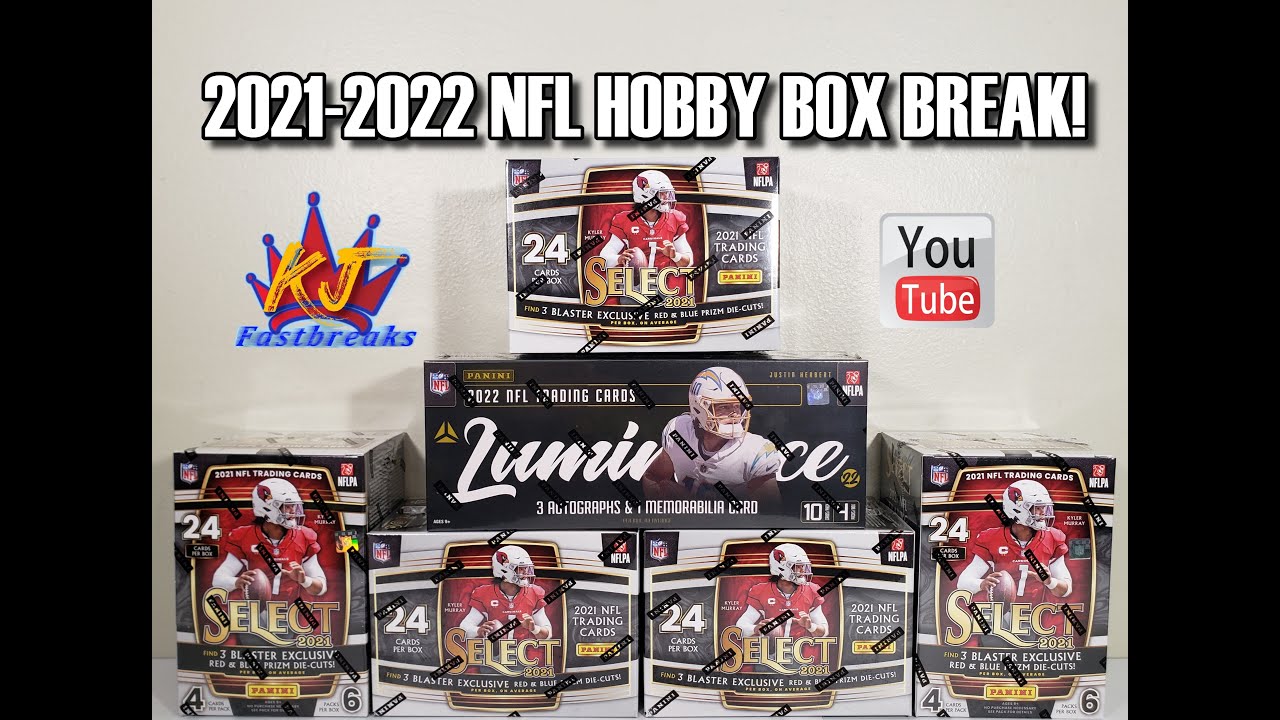 2021-2022 NFL Select/Luminance Hobby Box Break! Zebra hit! Select ...