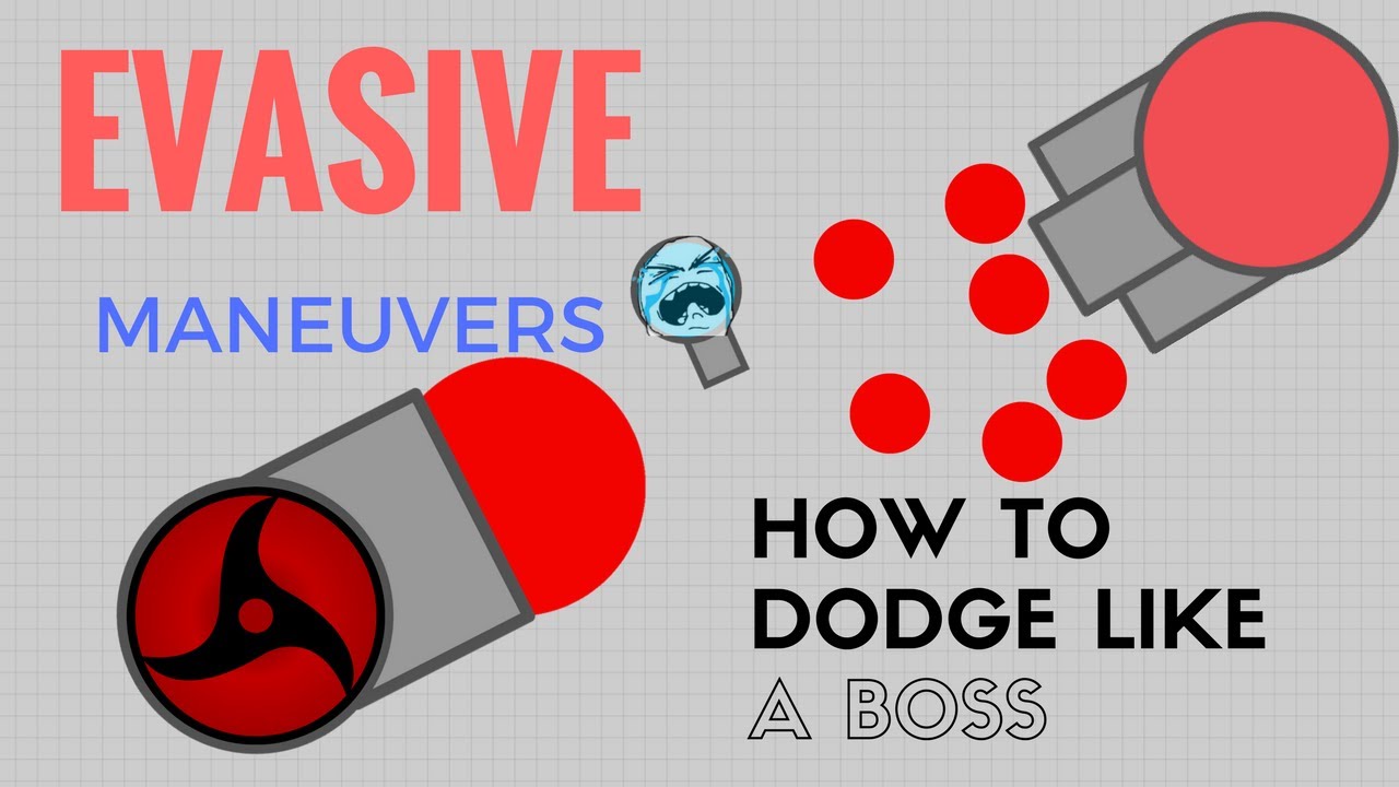 EPIC EVASIVE MANEUVERS | Avoiding bullets like a BOSS! | Diep.io FUNNY ...