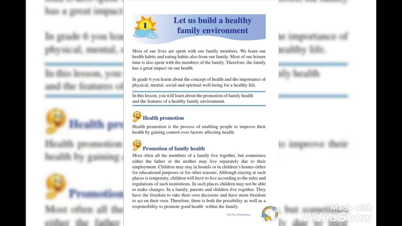 Grade 7 Health and physical education (lesson 1) - YouTube