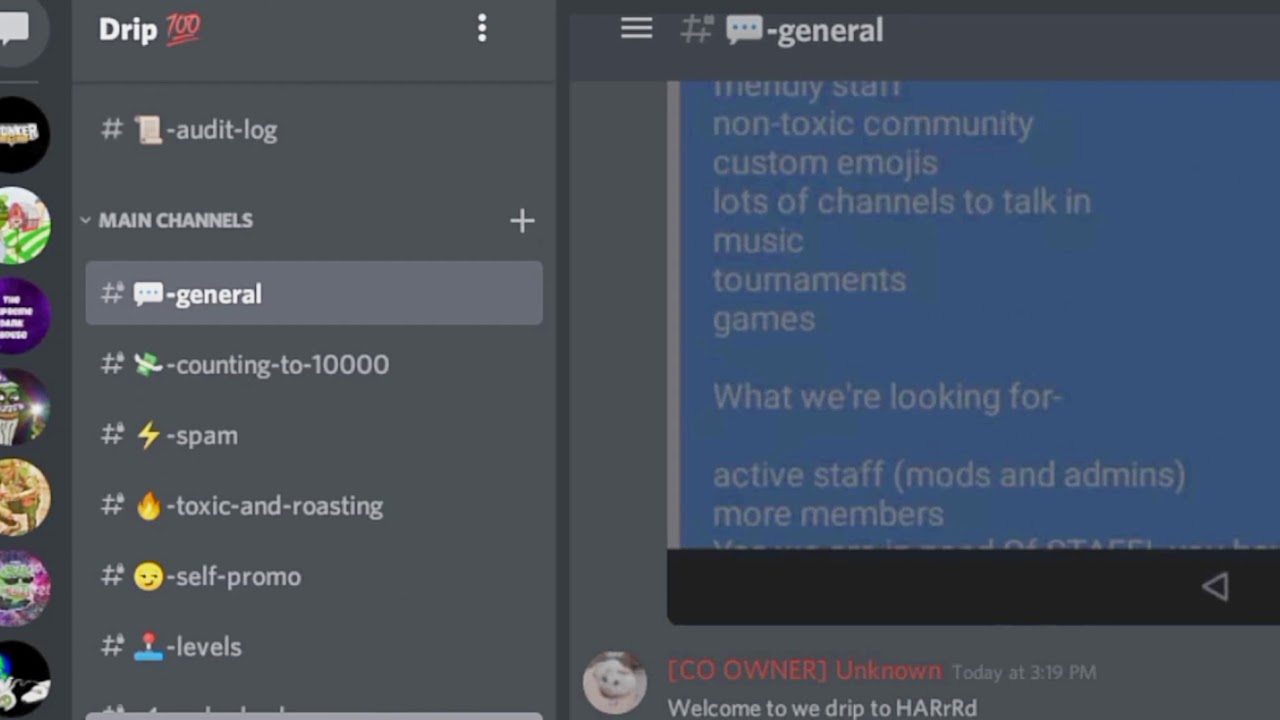 Discord Server Revamp (Drip) Link In Description - YouTube