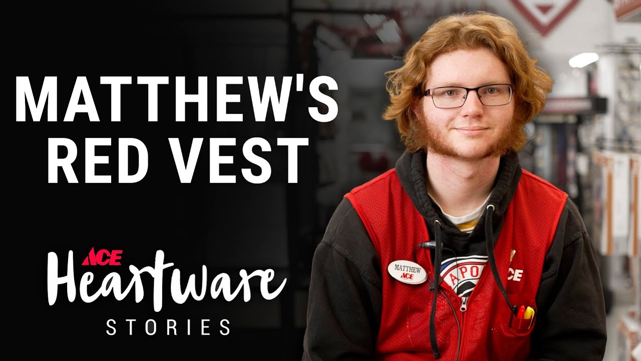Matthew's Red Vest - Ace Heartware Stories - YouTube