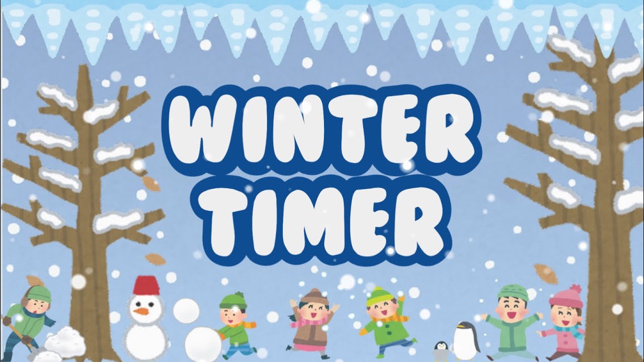 Winter timer ㅣ box Snow timer ㅣ Snow falls ㅣ arrangement timer ㅣ 15 ...