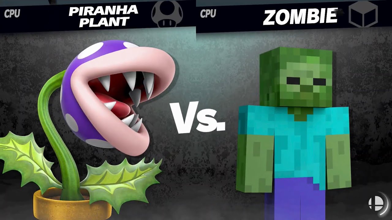 Super Smash Bros. Ultimate - Plants vs Zombies - YouTube