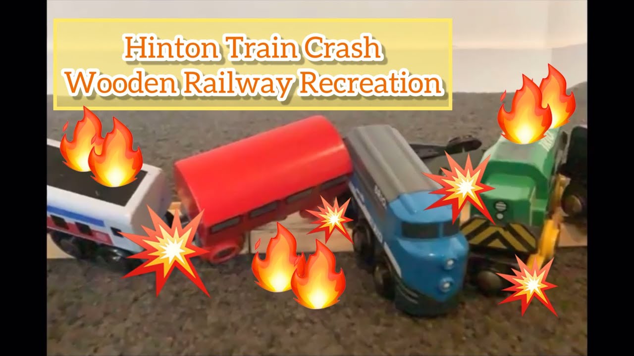 Hinton Train Collision - Wooden Railway Recreation. - YouTube