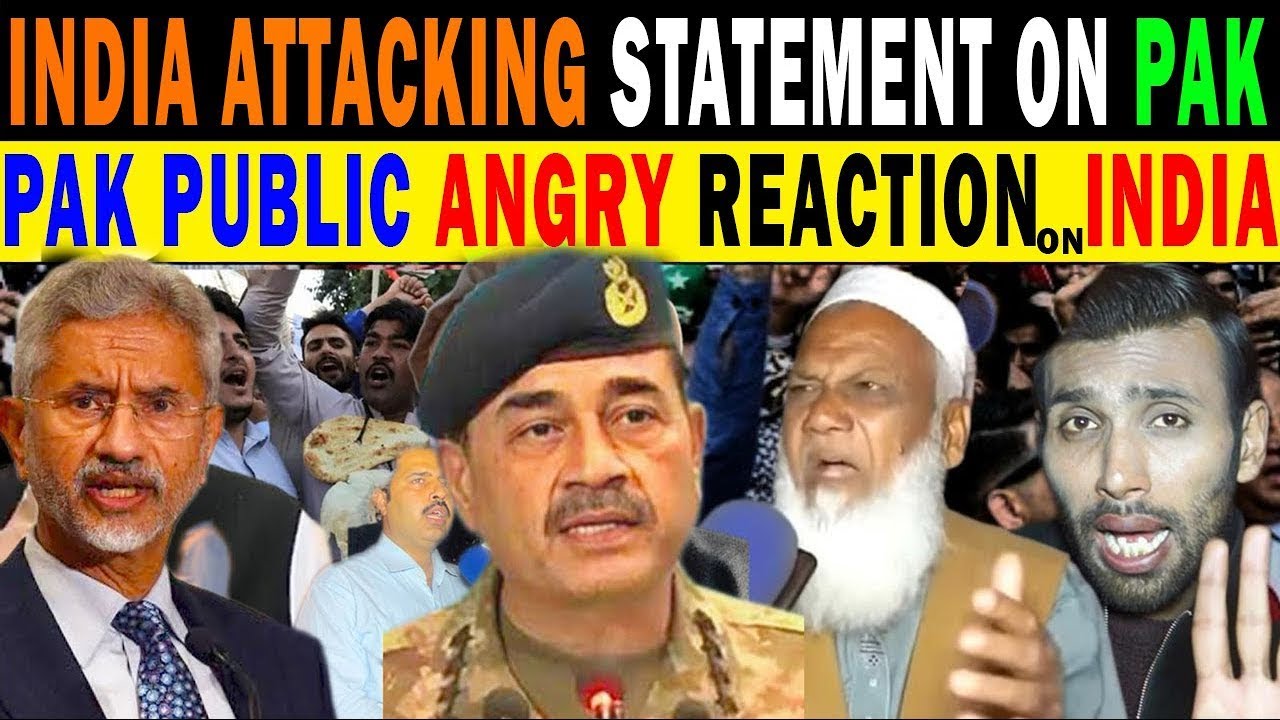 INDIA ATT@CKING STATEMENT ON PAK, PAKISTANI PUBLIC ANGRY REACTION ON ...