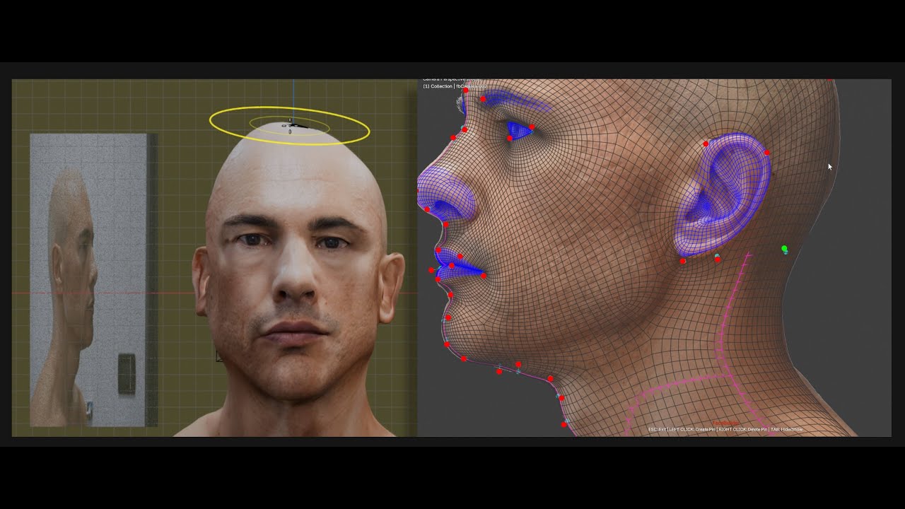 Making a Dummy Head model using Facebuilder for Blender - YouTube